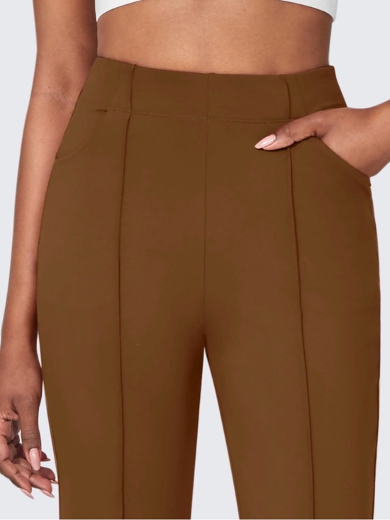 Rachel Zoe | Pants & Jumpsuits | Rachel Zoe Highwaist Brown Ponte ...
